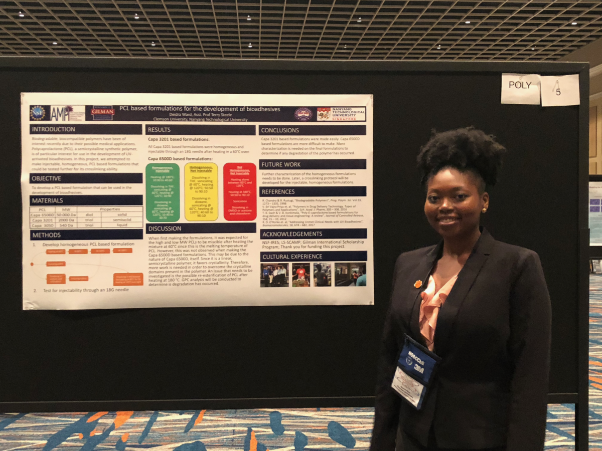 NOBCChE Student Chapter – Davis Research Group – Clemson University