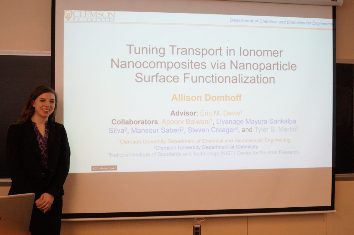 Congratulations to Allison Domhoff on a Successful Thesis Defense ...